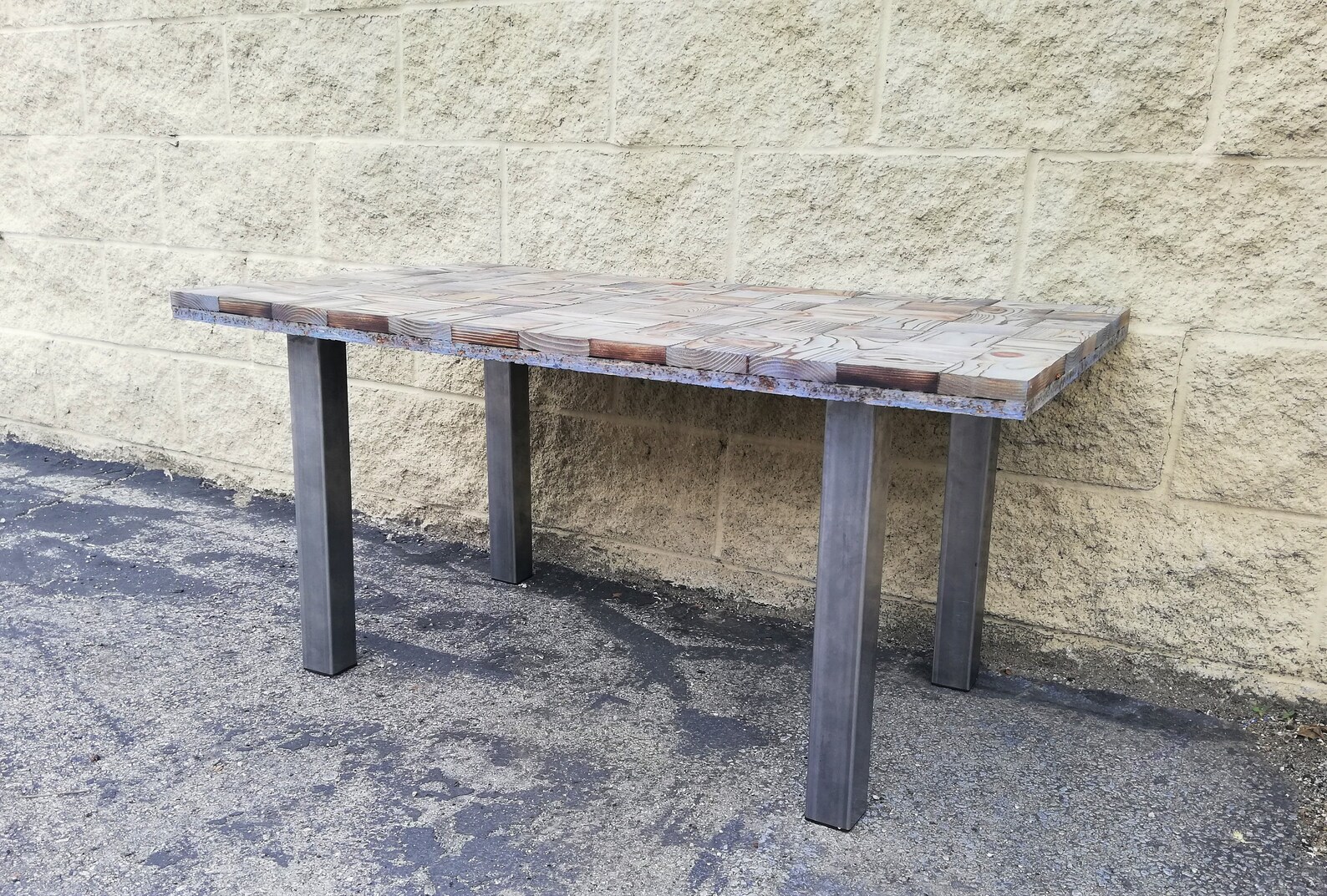 Square Metal Dining Table Legs Square 2x 2 Steel - Etsy