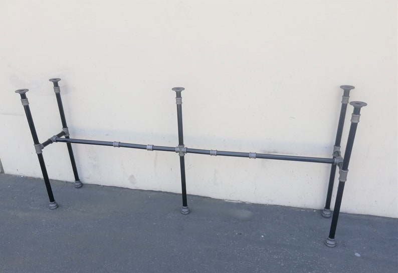 Industrial Pipe Bar Table Legs, With Crossbar - Etsy