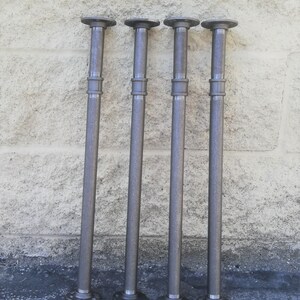 DIY Parts Kit,industrial Steel Table Base,4 DIY Pipe Table Legs,table ...