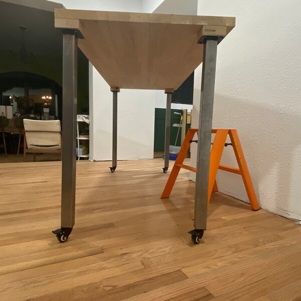 Table on Wheels - Etsy