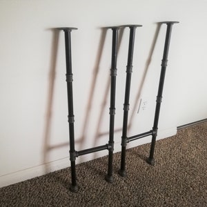 Pipe Legs KIT for Tabletop,industrial Iron Pipe Legs, Legs, Table ...