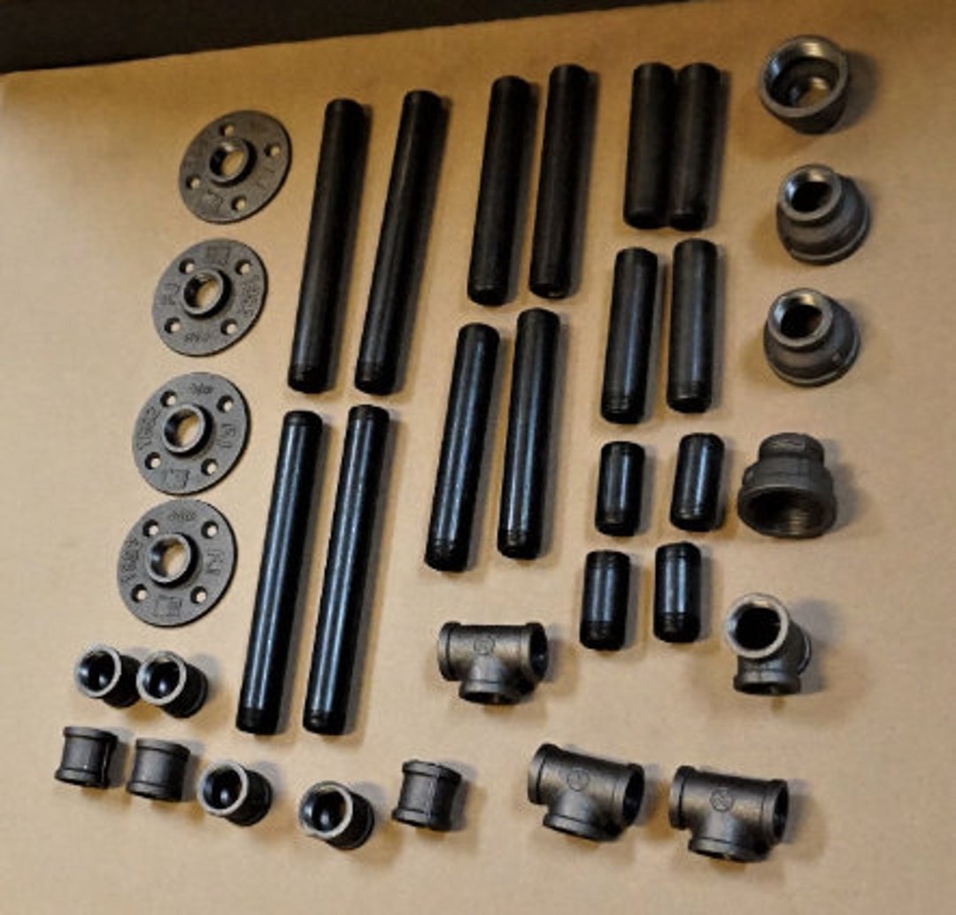 Table Legs, KIT DIY, Black Pipe Table Legs, Pipe Table Legs, Metal ...