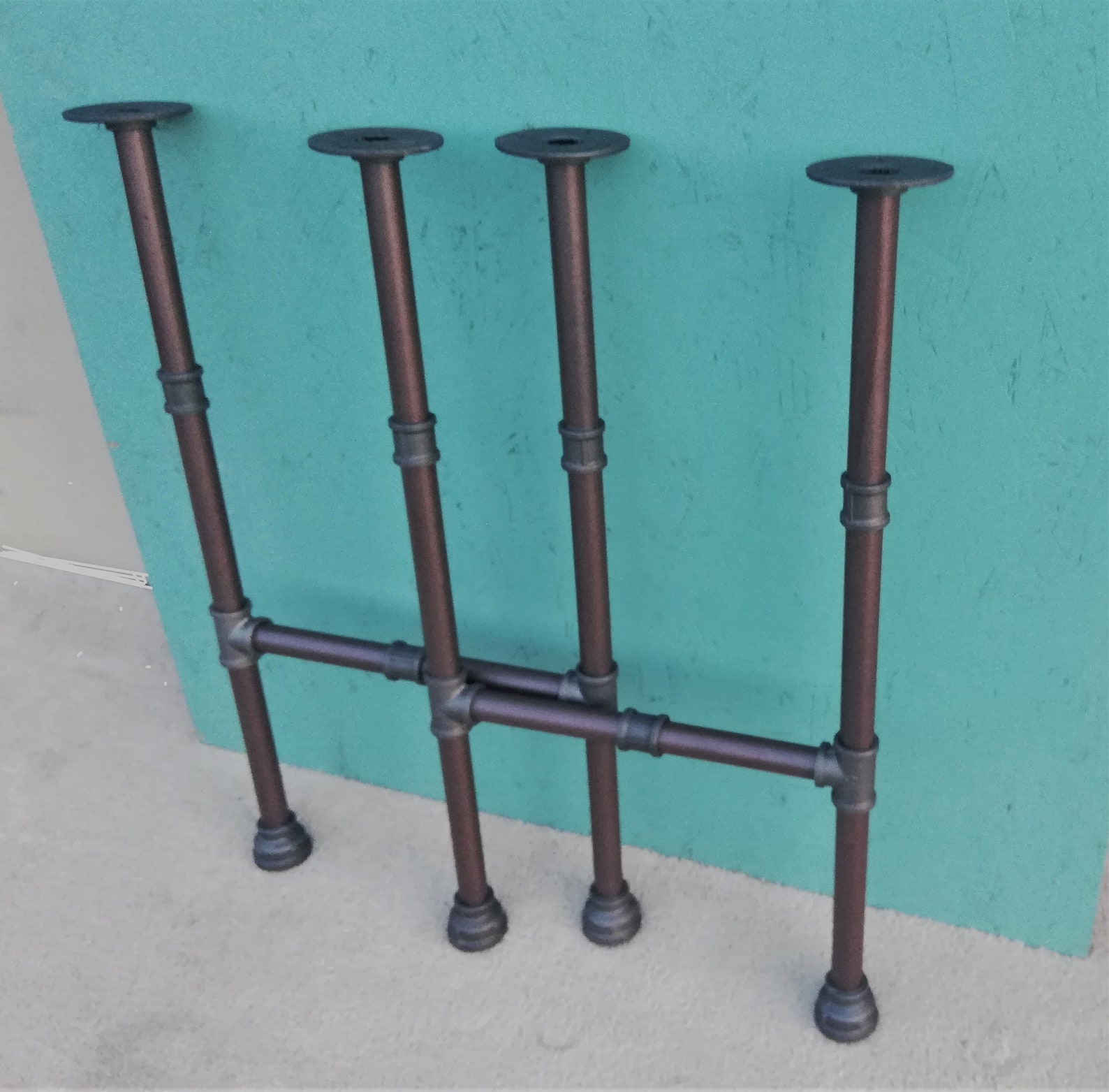 Oil Rubbed Bronze Table Legs, Table Legs, Industrial Urban Bar Table ...