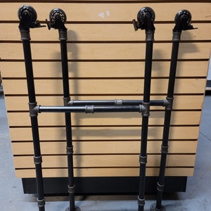Table Legs With Wheels 2,5"and 4 Locking Mechanisms,urban Industrial ...