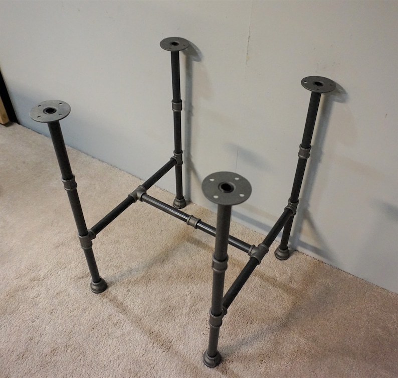 Industrial Pipe Table Legs, the Length of the Crossbar is Calculated ...