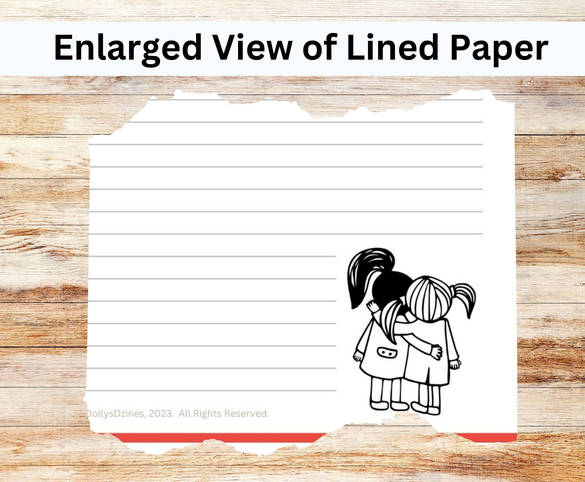 Friends Printable Stationary Set With Envelope, Writing Paper, US ...