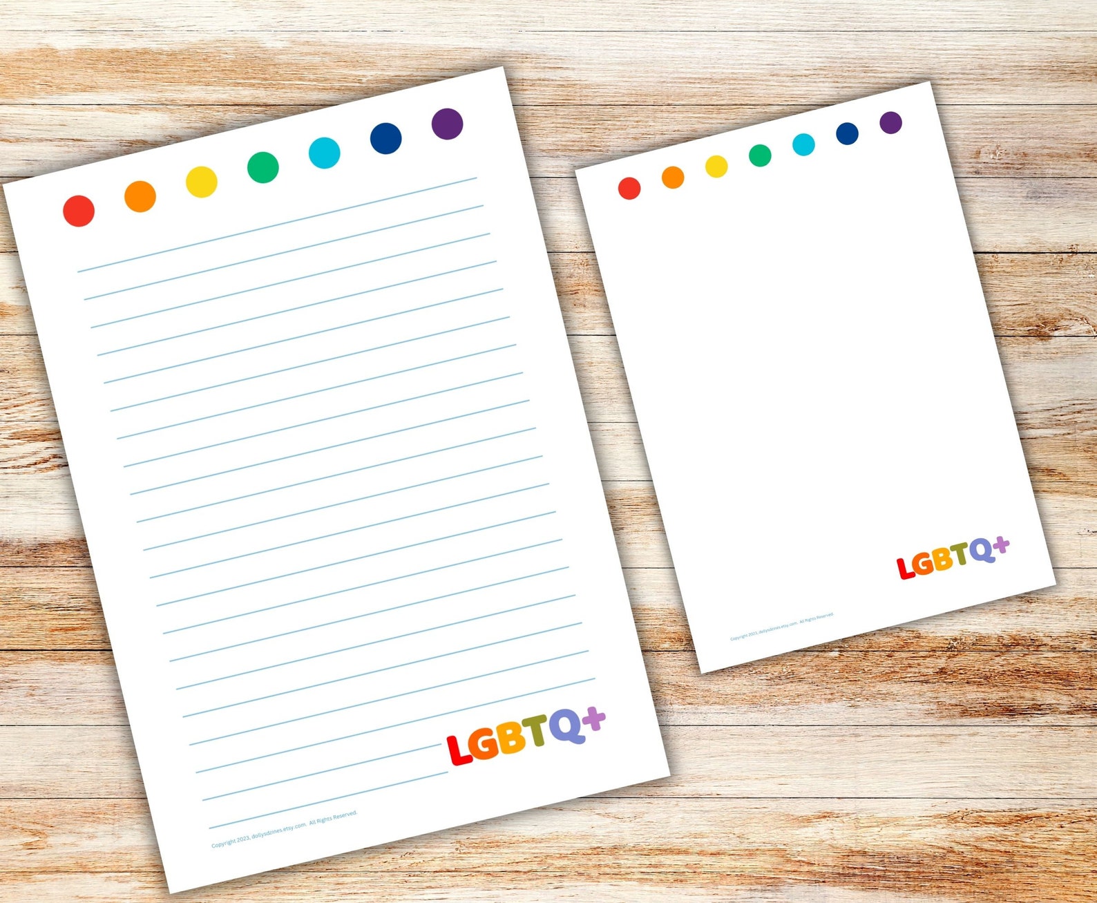 LGBT PRINTABLE Stationery Stationary Writing Paper Letter Writing Paper ...