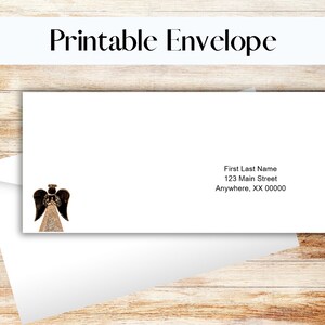 Angels PRINTABLE Stationery Writing Paper Stationary Letter Writing ...