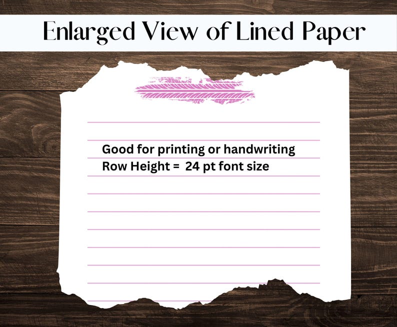 Pink Harley PRINTABLE Stationery Writing Paper Stationary Letter Lined ...