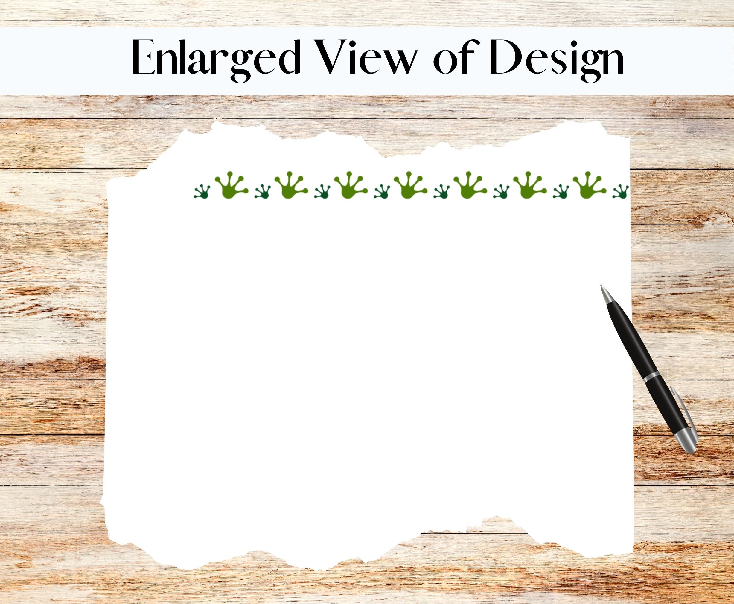 Frog PRINTABLE Stationary Set With Envelope Printable Stationary Paper ...