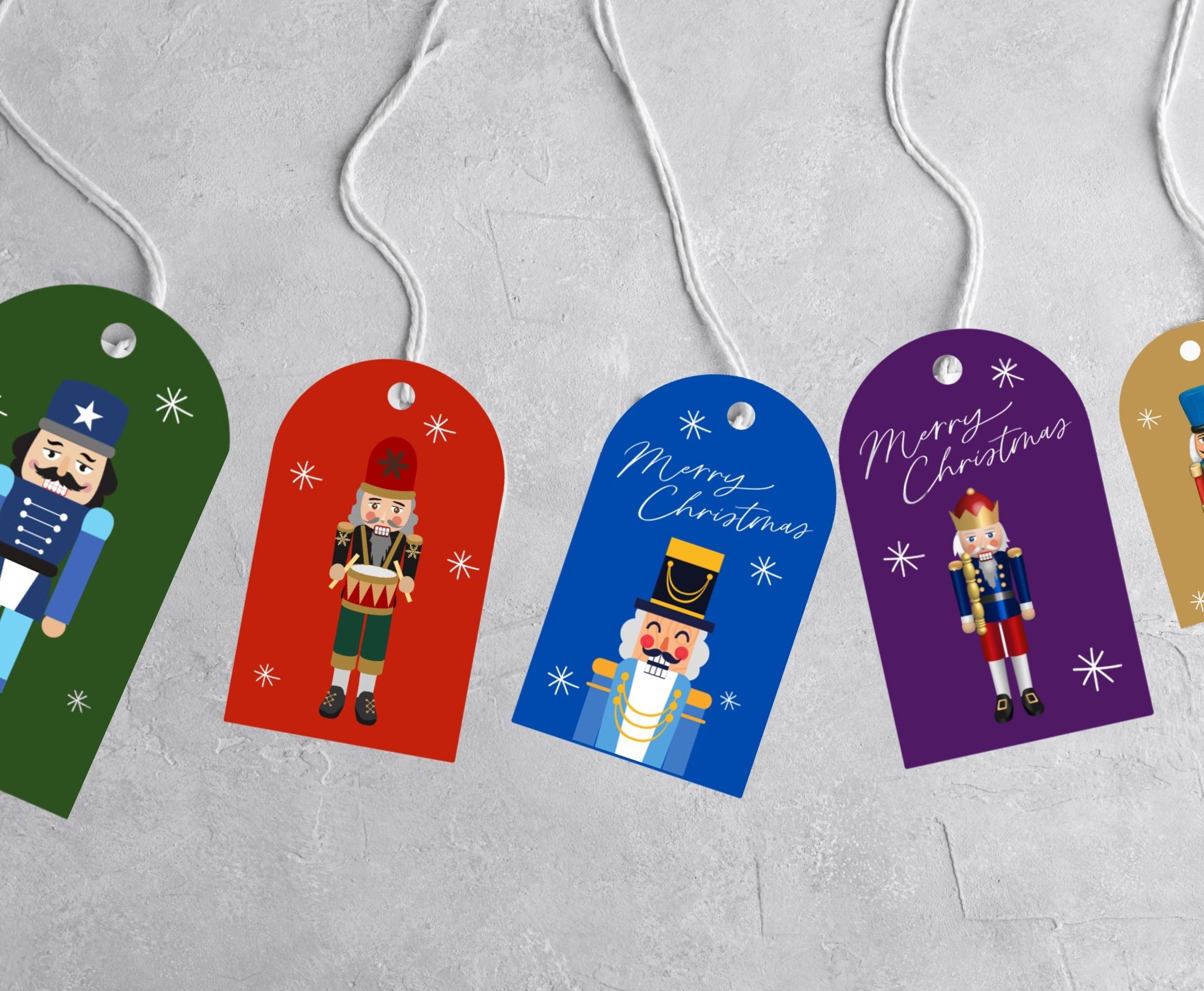 Nutcracker Gift Tags, Gift Tags Printable, Christmas Gift Tags ...