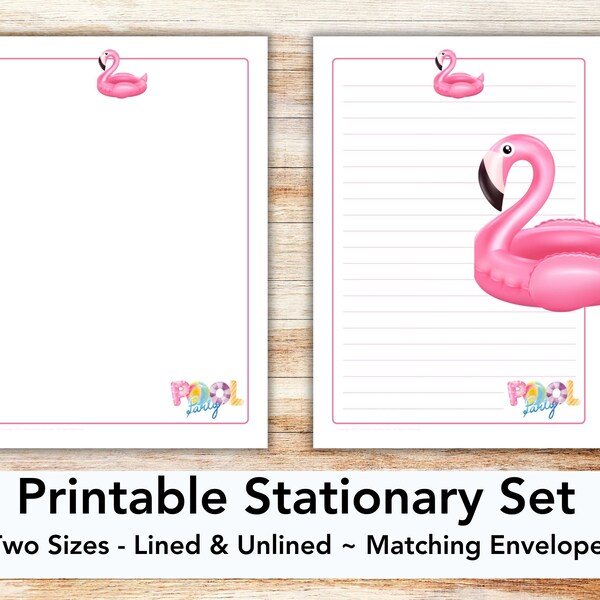 Summer Writing Paper Printable - Etsy