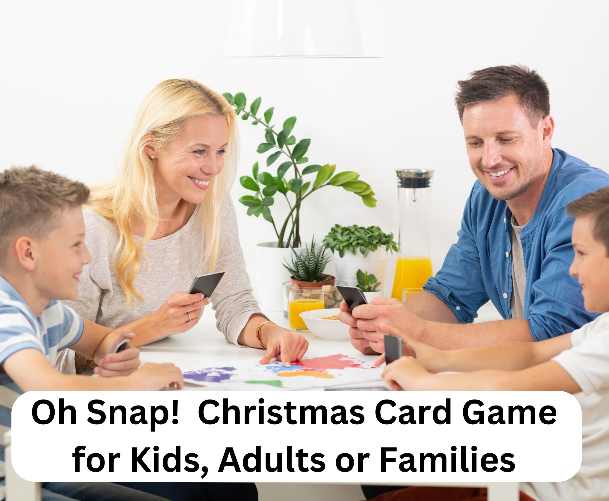 Christmas Card Deck, Printable Christmas Card Deck, Christmas Games ...