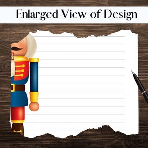 Nutcracker PRINTABLE Stationery Writing Paper Stationary Letter Lined ...