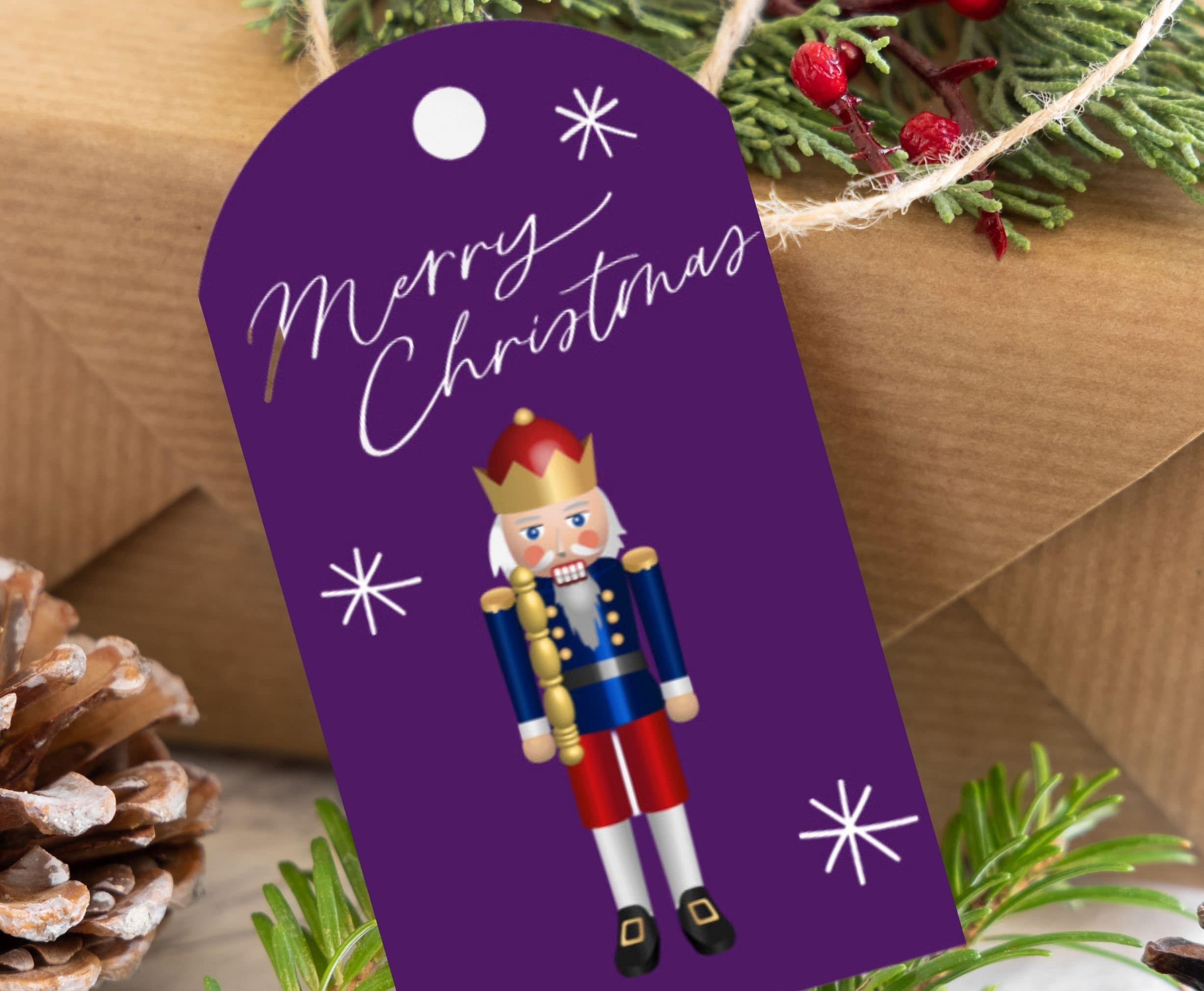 Nutcracker Gift Tags, Gift Tags Printable, Christmas Gift Tags ...