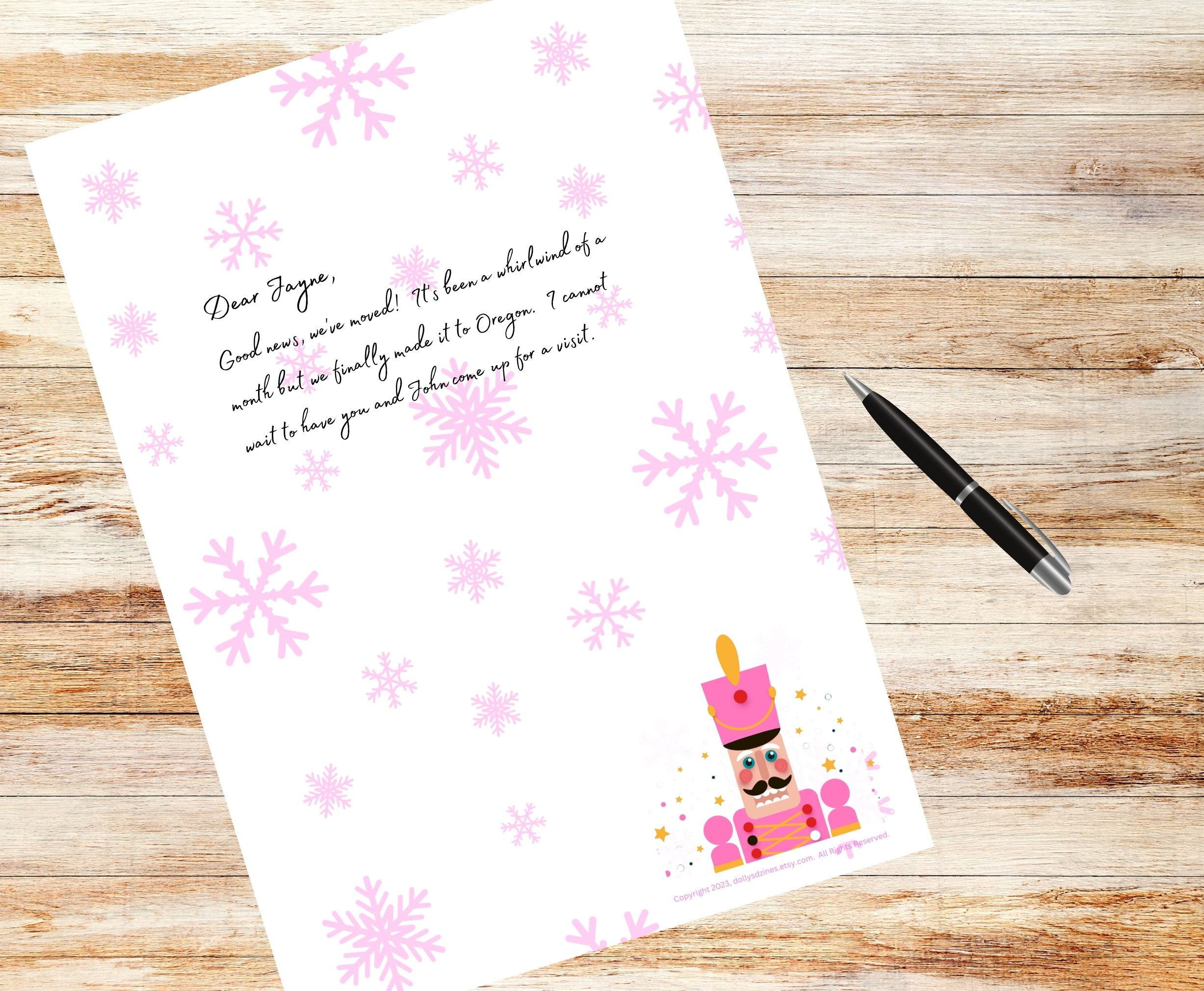 Nutcracker Stationary, Nutcracker Printable Stationery, Nutcracker ...