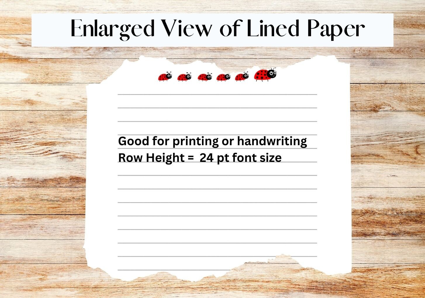 Ladybug Printable Stationary Set With Envelope Printable Stationary ...