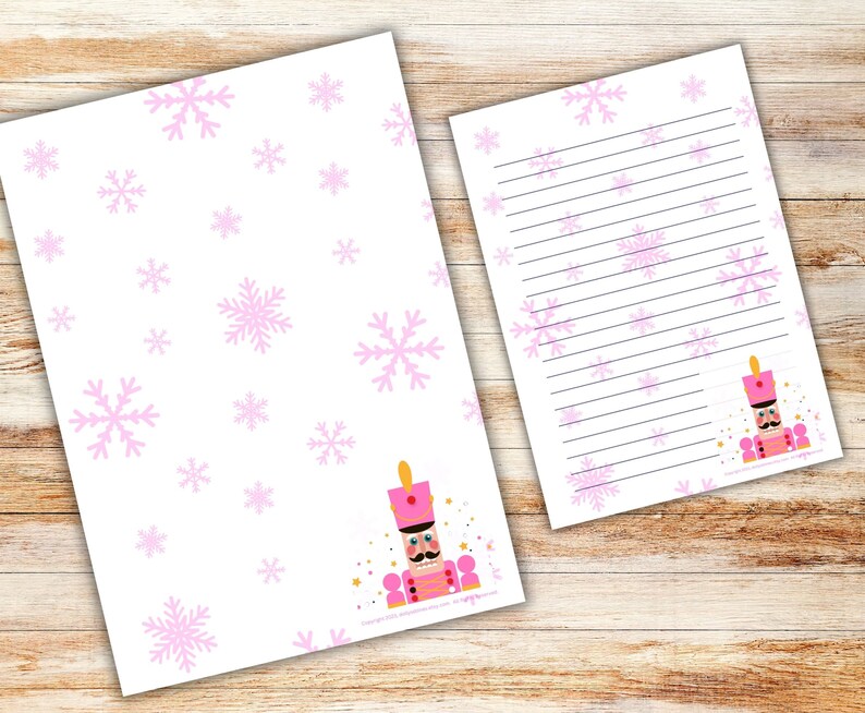 Nutcracker Stationary, Nutcracker Printable Stationery, Nutcracker ...