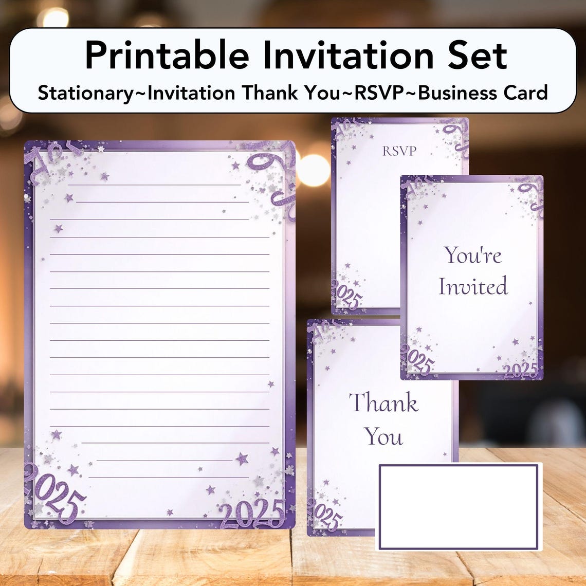 Graduation Party Invitation PRINTABLE Stationery Writing Paper ...