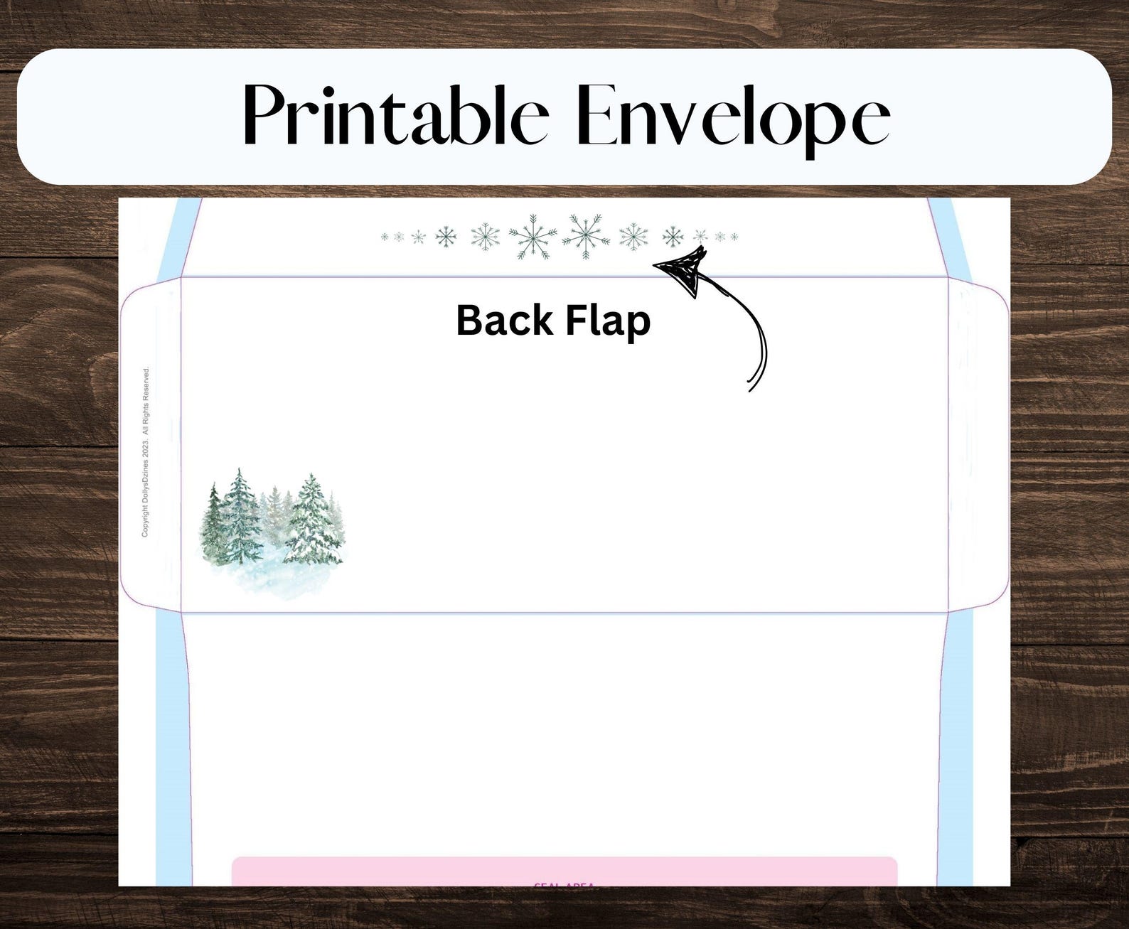 Pine Tree PRINTABLE Stationery Writing Paper Stationary Letter Lined ...