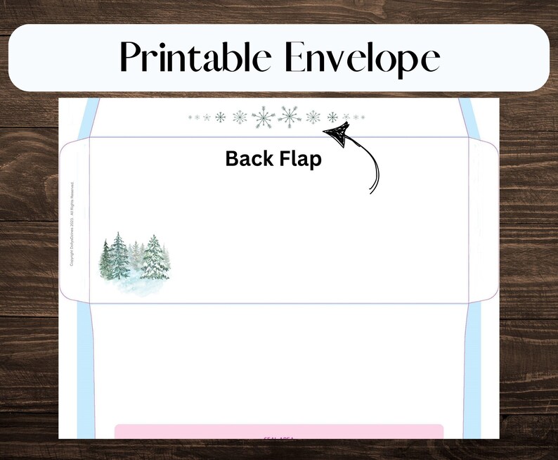 Pine Tree PRINTABLE Stationery Writing Paper Stationary Letter Lined ...