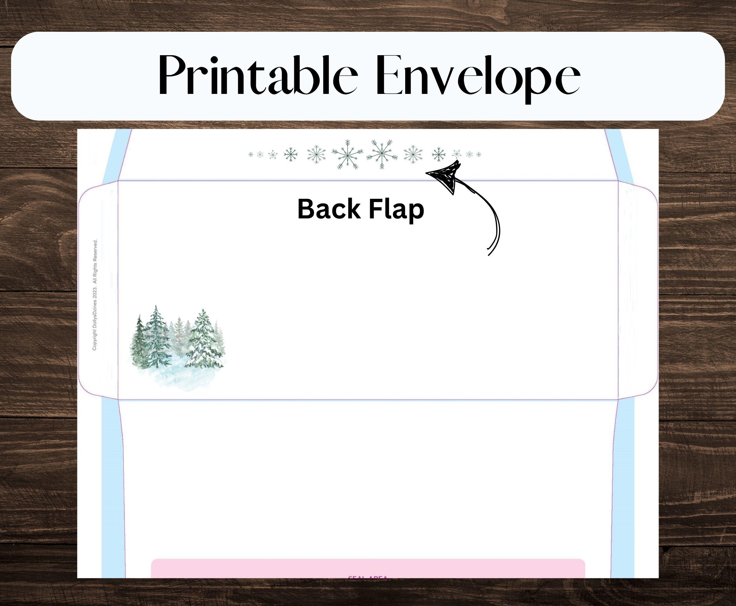 Pine Tree PRINTABLE Stationery Writing Paper Stationary Letter Lined ...