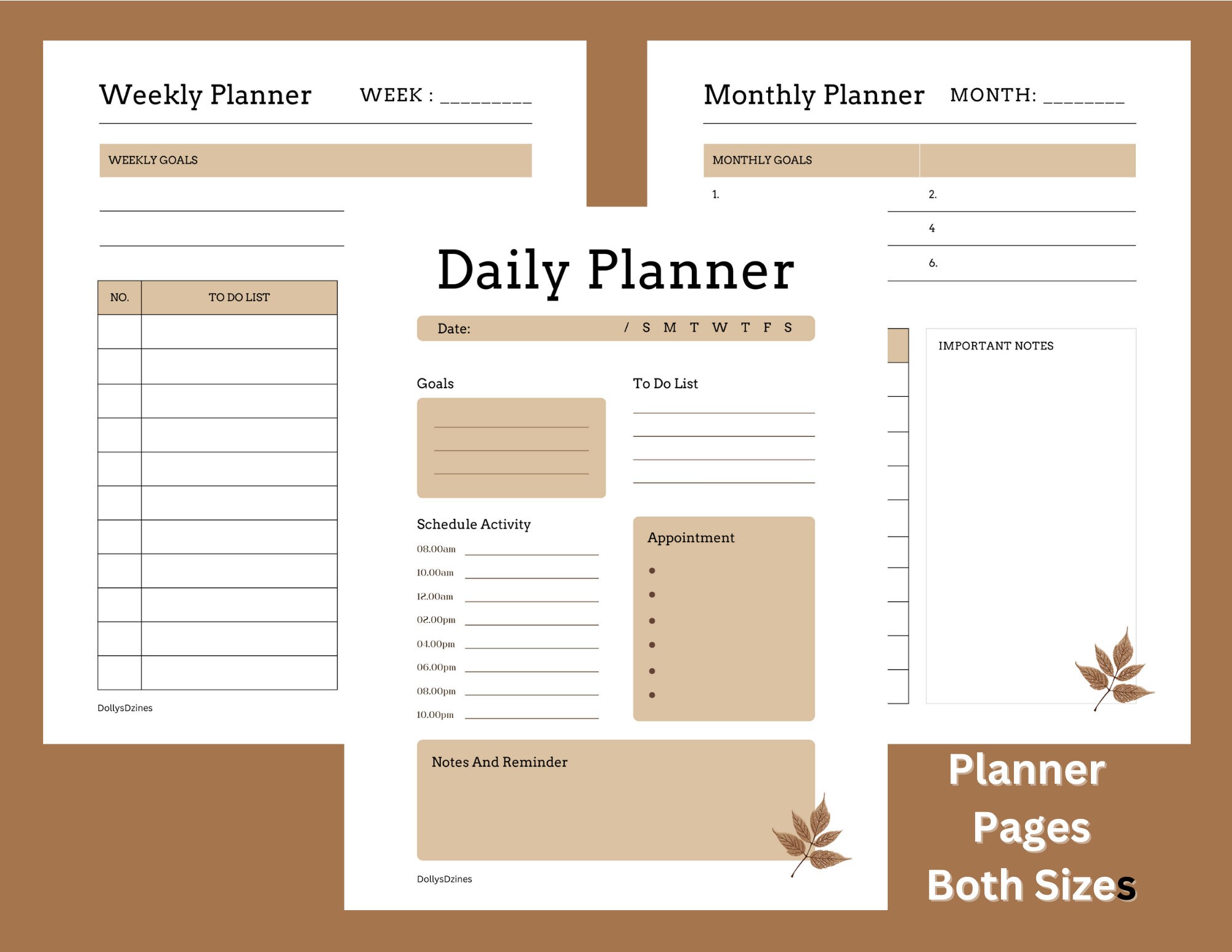 Business Planner, Printable, Bundle, Small Business Planner, Business ...