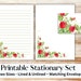 Snowman PRINTABLE Stationery Writing Paper Stationary Letter Lined ...