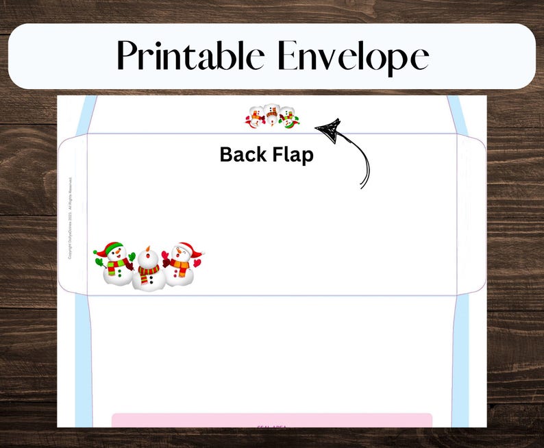 Snowman PRINTABLE Stationery Writing Paper Stationary Letter Lined ...