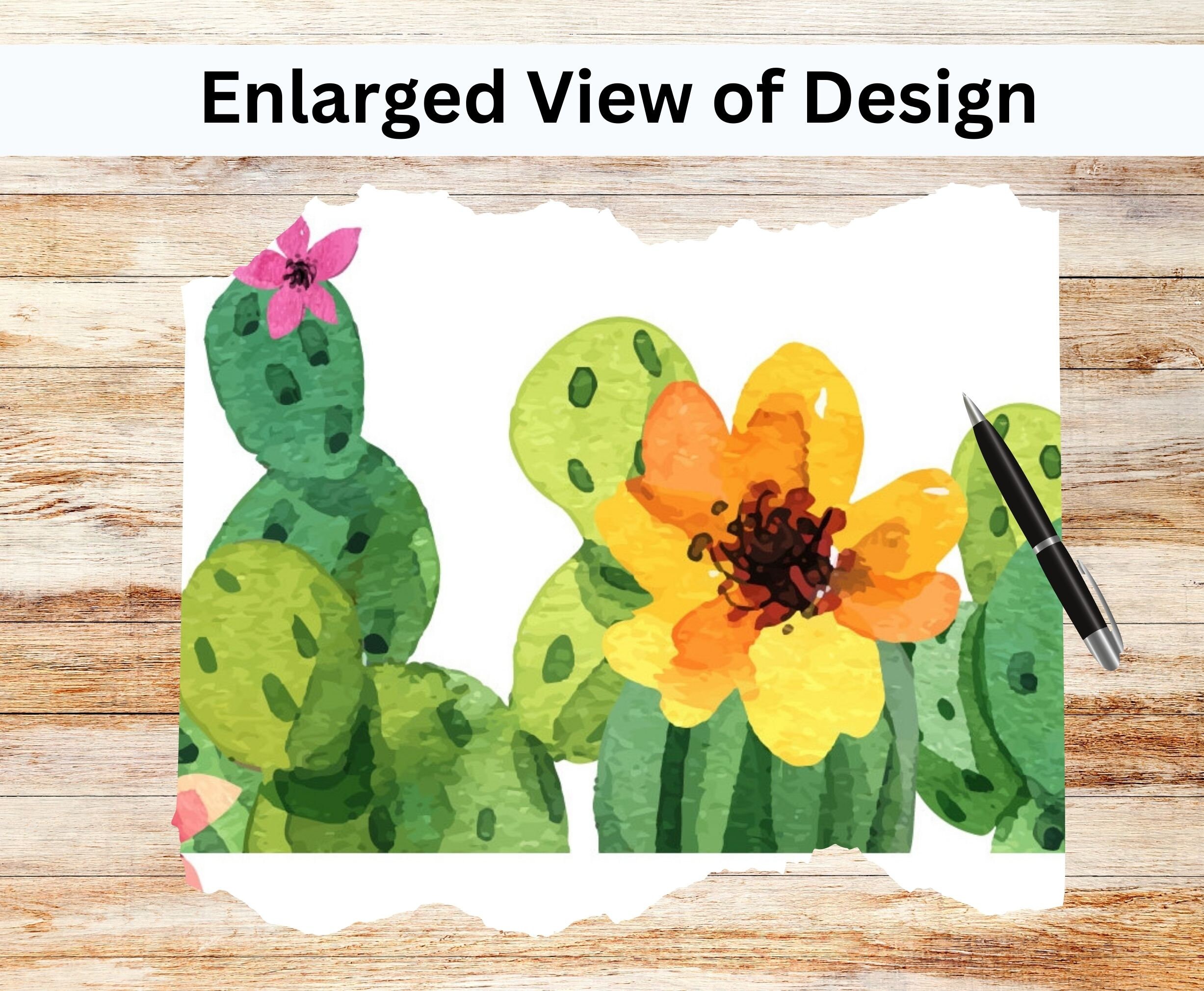 Cactus Printable Stationary Set With Envelope Writing Paper - Etsy