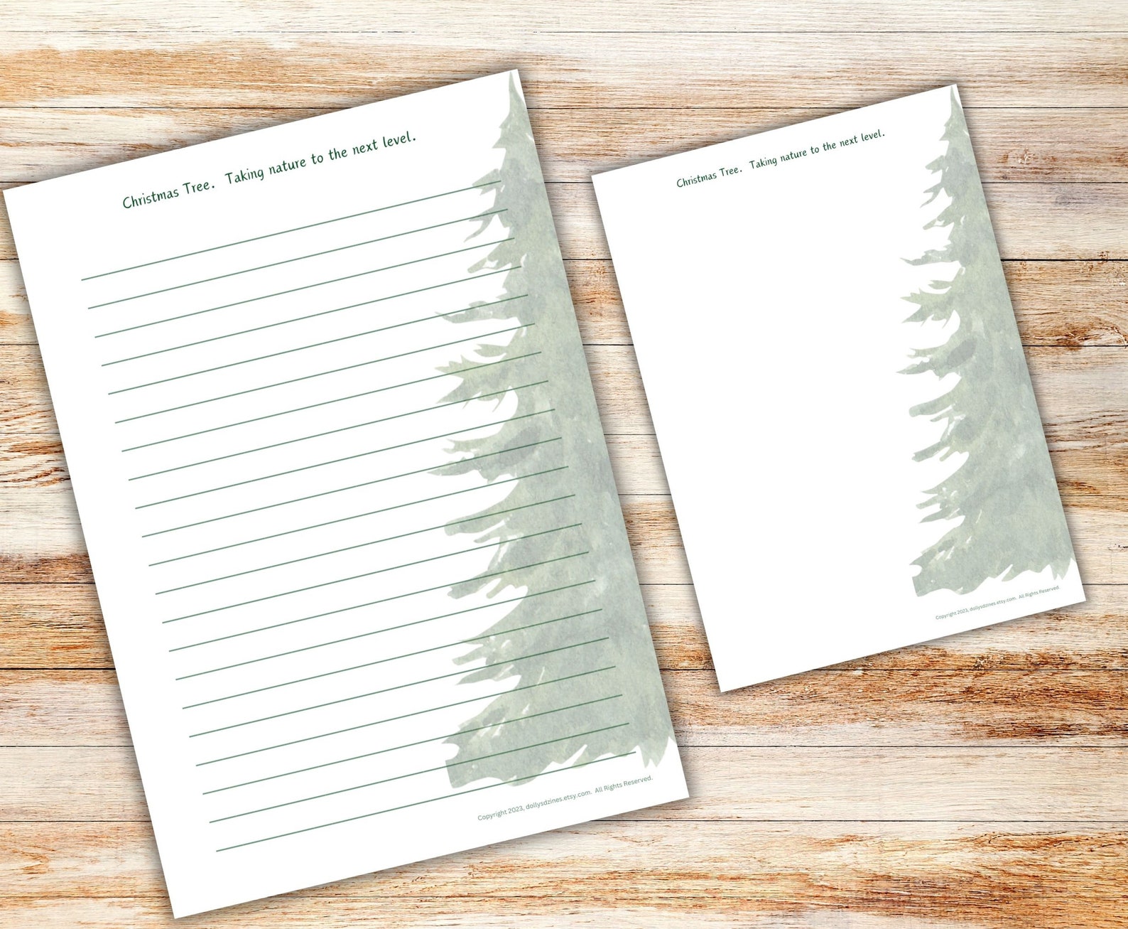 Christmas Tree Stationary, Christmas Tree Stationery, Christmas ...