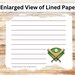 Baseball Printable Stationary Set With Envelope, Writing Paper, US ...