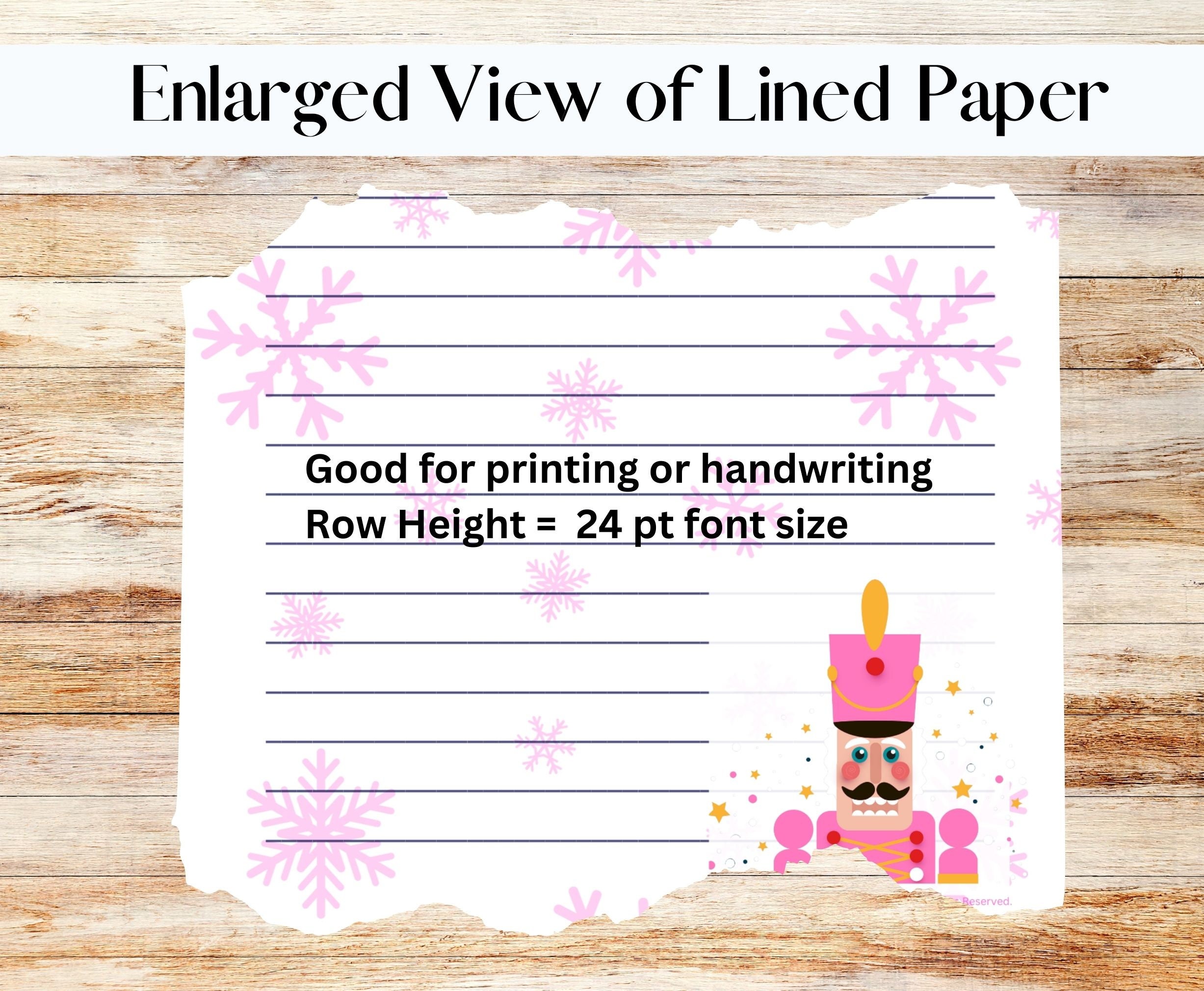 Nutcracker Stationary, Nutcracker Printable Stationery, Nutcracker ...
