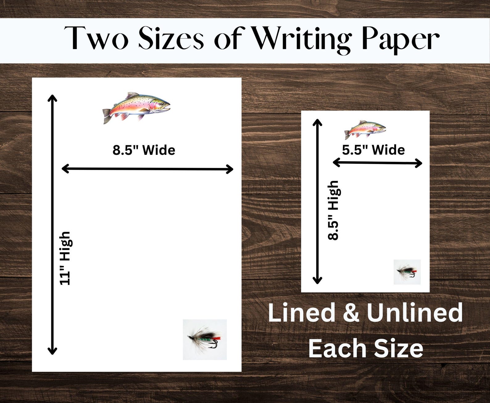 Salmon PRINTABLE Stationery Writing Paper Stationary Letter Lined ...