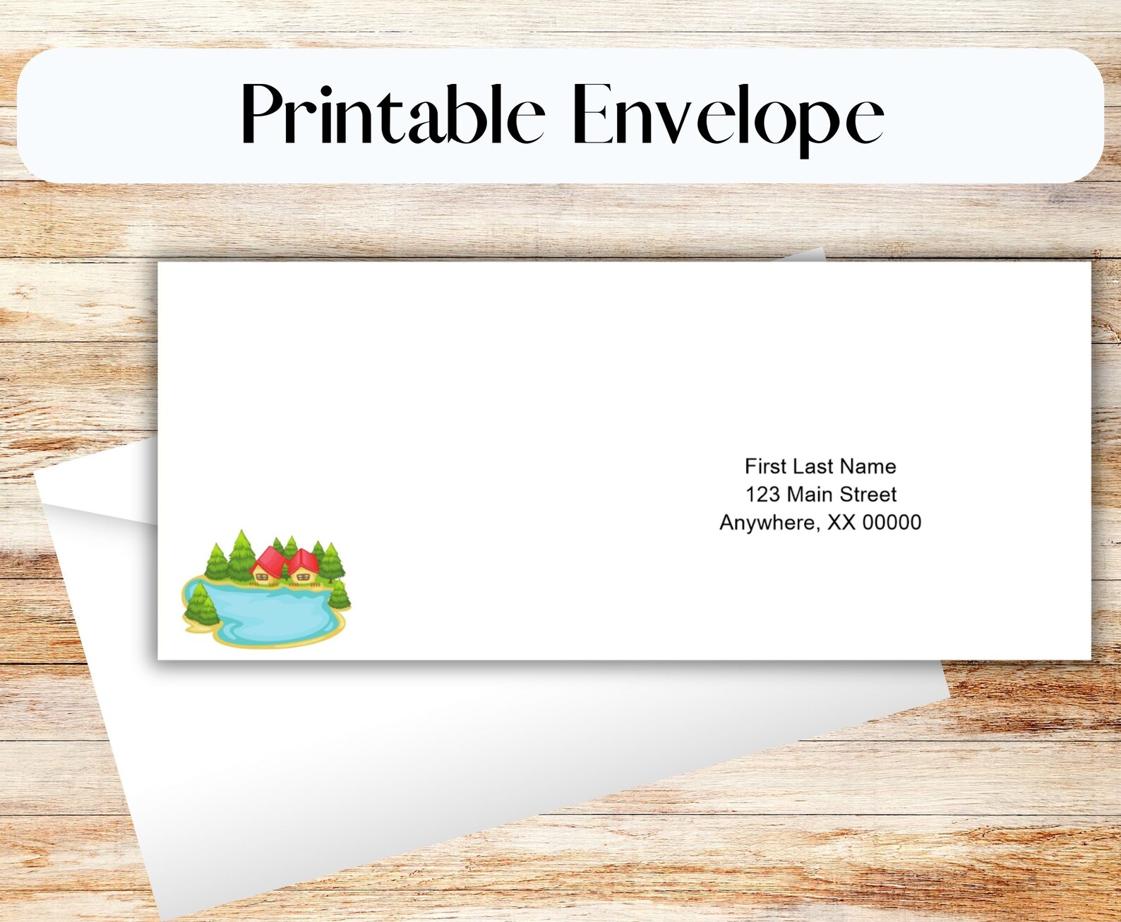 Lake House PRINTABLE Stationery Writing Paper Stationary Letter Writing ...