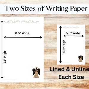 Angels PRINTABLE Stationery Writing Paper Stationary Letter Writing ...
