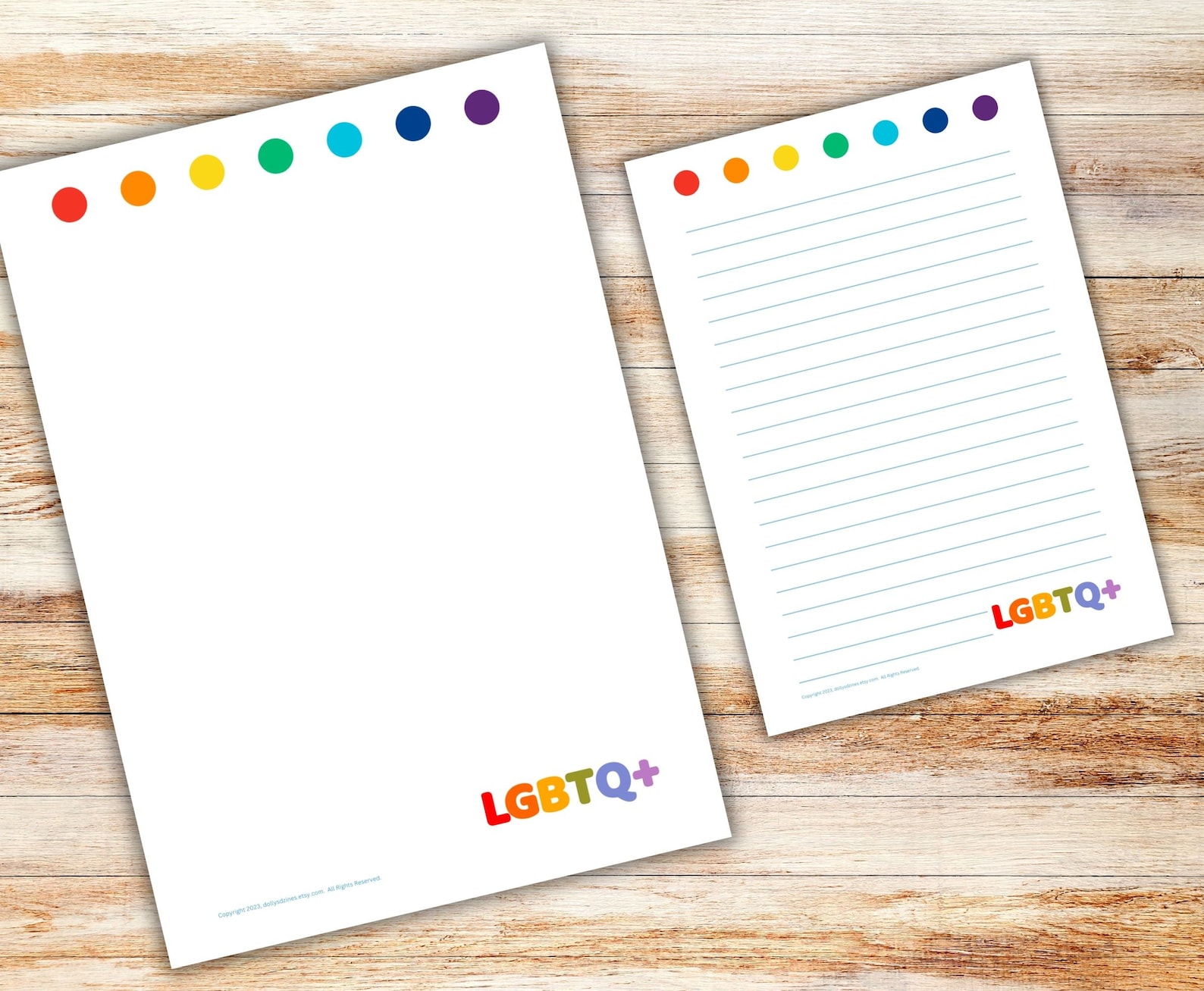 LGBT PRINTABLE Stationery Stationary Writing Paper Letter Writing Paper ...