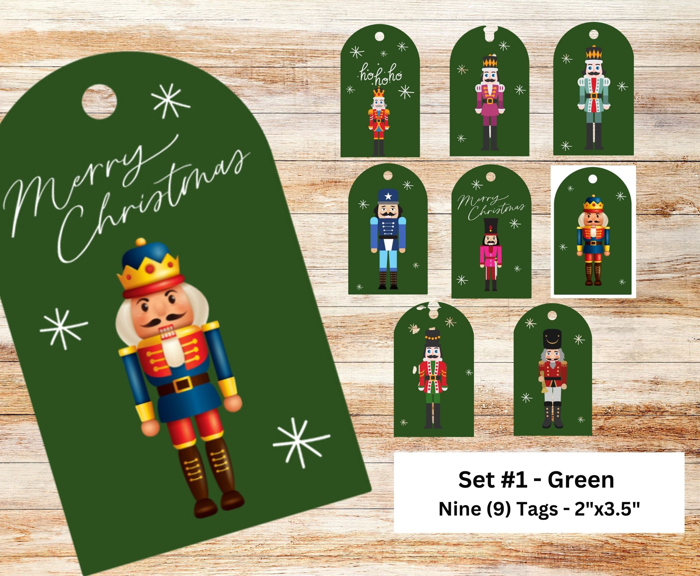 Nutcracker Gift Tags, Gift Tags Printable, Christmas Gift Tags ...