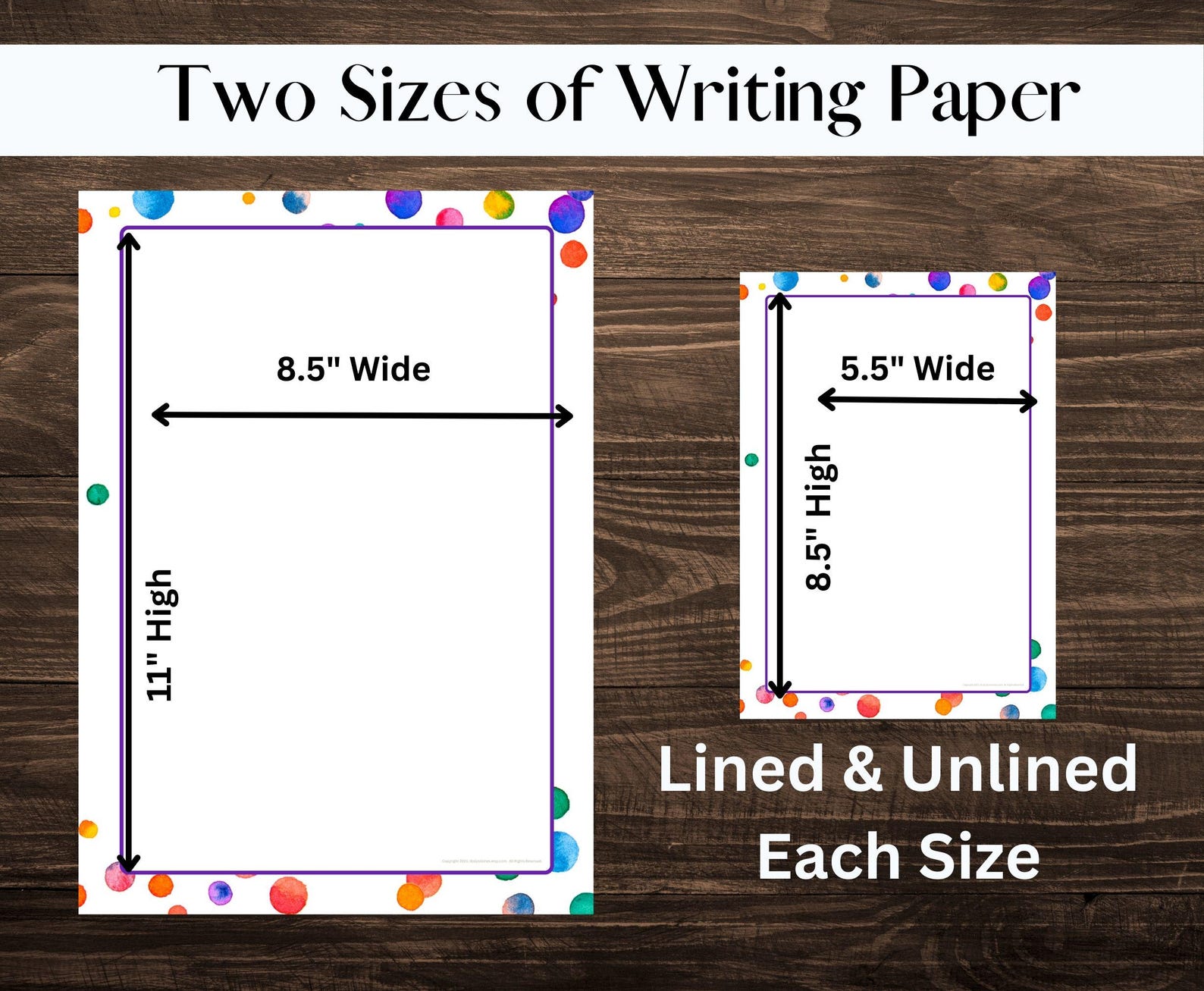 Bubbles PRINTABLE Stationery Writing Paper Stationary Letter Writing ...