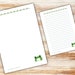 Frog PRINTABLE Stationary Set With Envelope Printable Stationary Paper ...