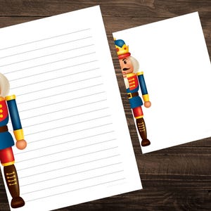 Nutcracker PRINTABLE Stationery Writing Paper Stationary Letter Lined ...
