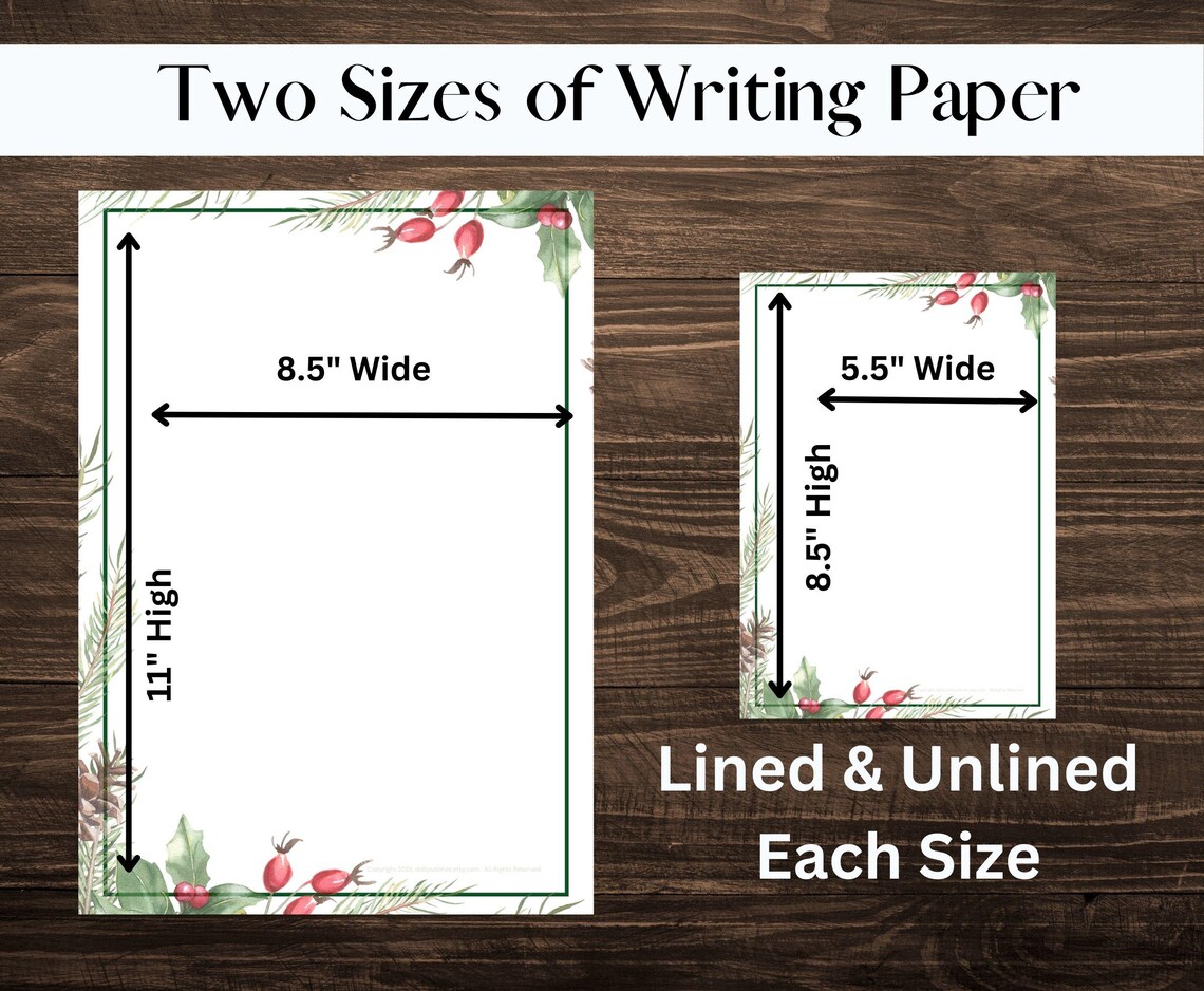 Balsam PRINTABLE Stationery Writing Paper Stationary Letter Lined ...