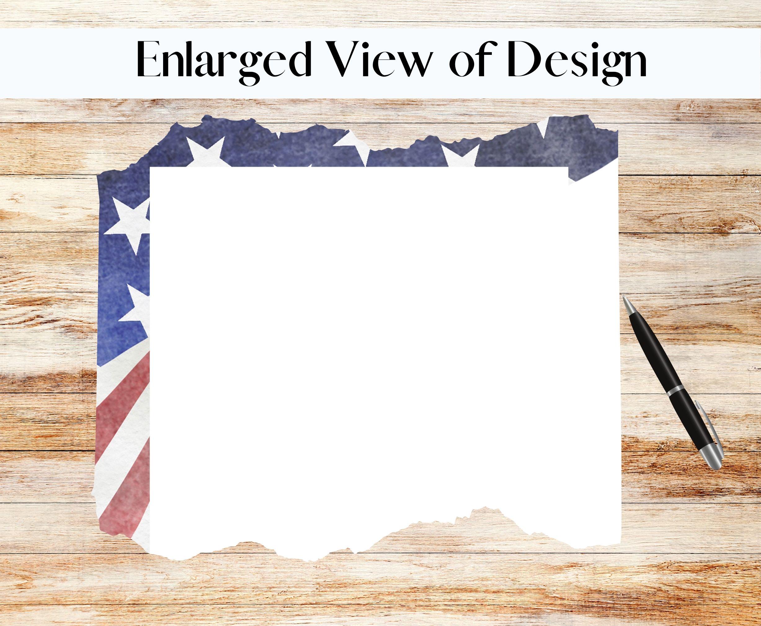 American Flag PRINTABLE Stationery Writing Paper Stationary Letter ...