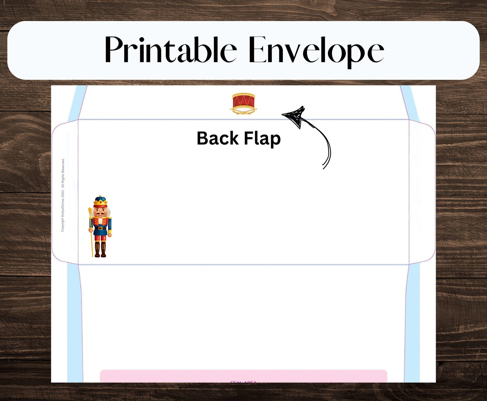 Nutcracker PRINTABLE Stationery Writing Paper Stationary Letter Lined ...