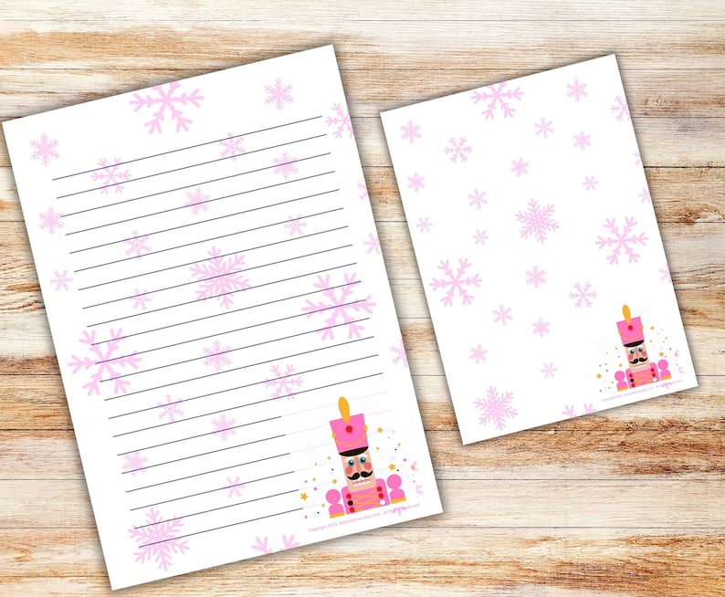 Nutcracker Stationary, Nutcracker Printable Stationery, Nutcracker ...