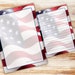 American Flag Printable Stationary Set With Envelope, Writing Paper, US ...