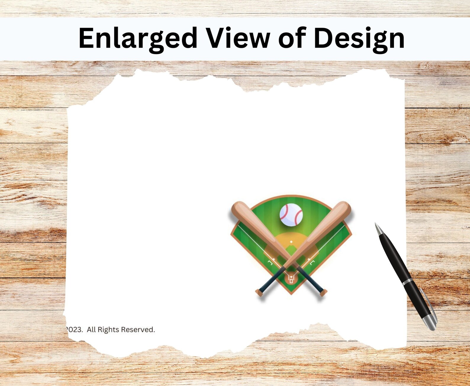 Baseball Printable Stationary Set With Envelope, Writing Paper, US ...