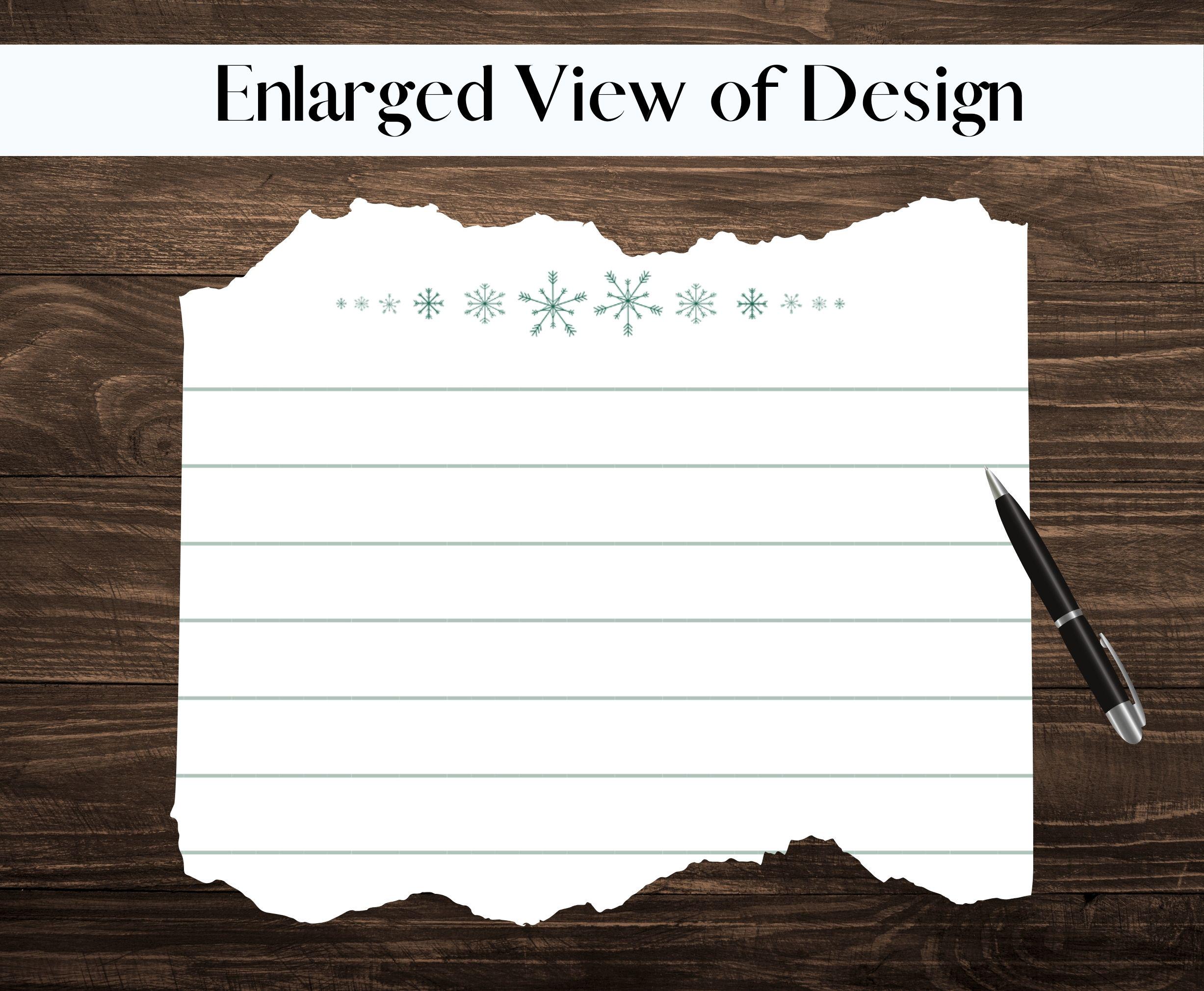 Pine Tree PRINTABLE Stationery Writing Paper Stationary Letter Lined ...
