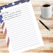 American Flag PRINTABLE Stationery Writing Paper Stationary Letter ...