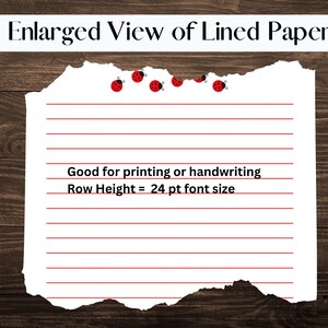 Ladybug Printable Stationary Set With Envelope Printable Stationary ...